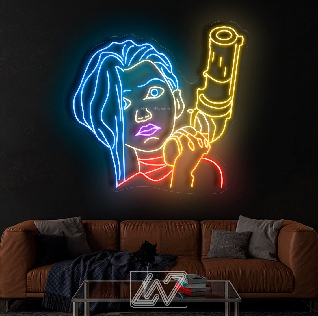 Jinx | Arcane - LED Neon Sign, cartoon Neon Sign, cartoonCharacter ...